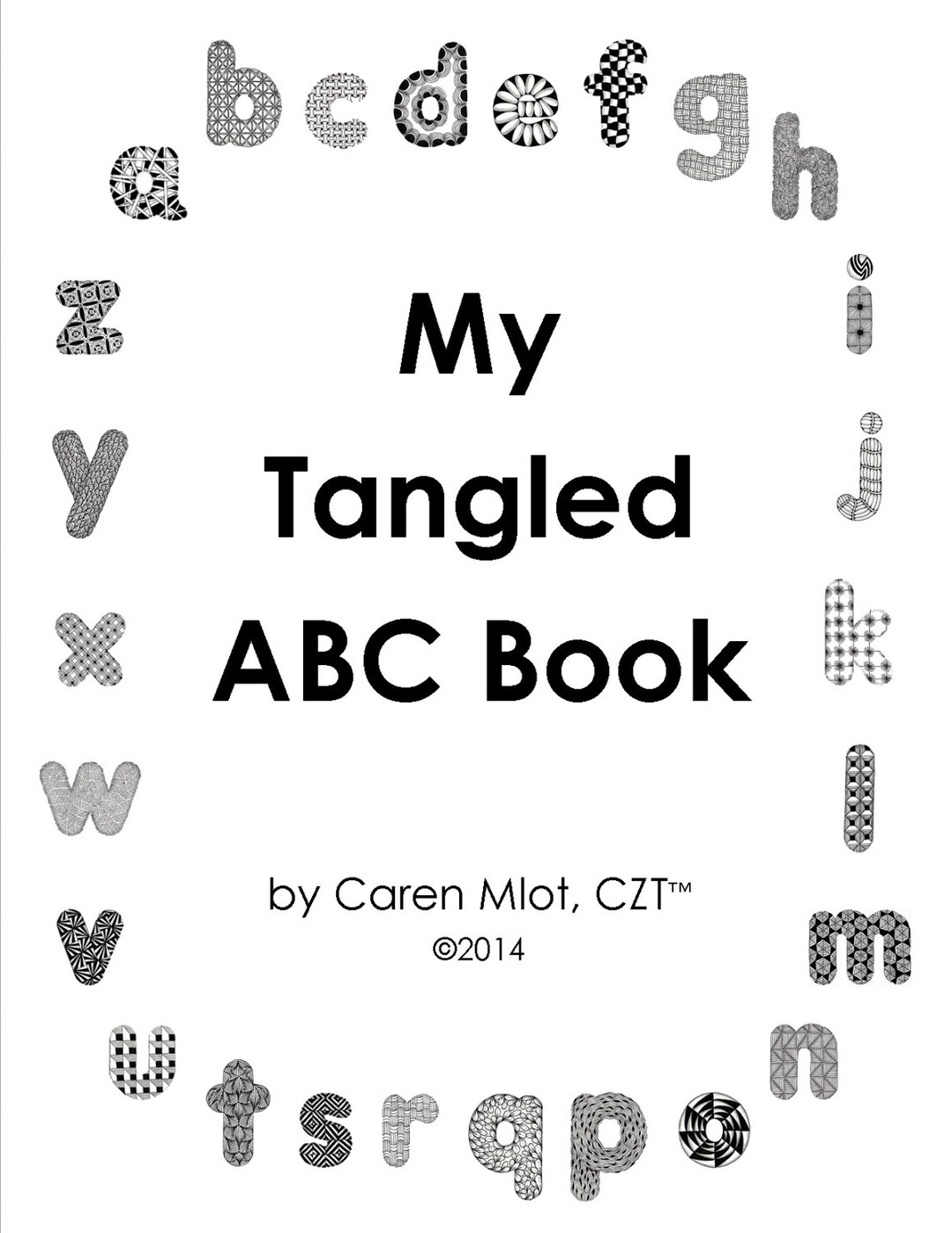 ZENTANGLE® ABC E-book- "my Tangled ABC Book" - Etsy