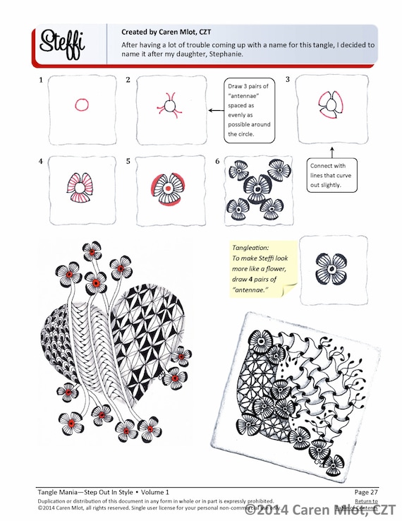 Zentangle Ideas Step By Step