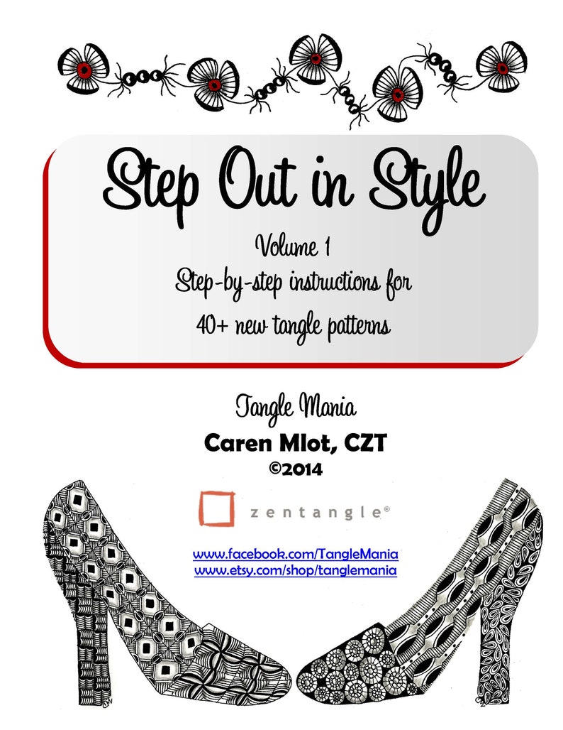 ZENTANGLE® PATTERN E-BOOK - Step Out in Style - Volume 1 - Step-by-step ...