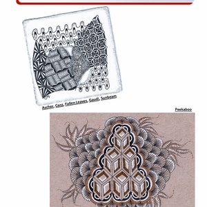 ZENTANGLE® PATTERN E-BOOK - Step Out in Style - Volume 1 - Step-by-step ...