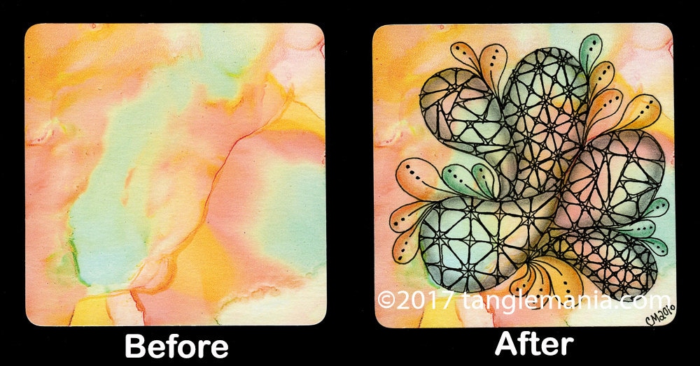 Set of Colored Tiles for Zentangle Art Work- 4-inch Square - Etsy
