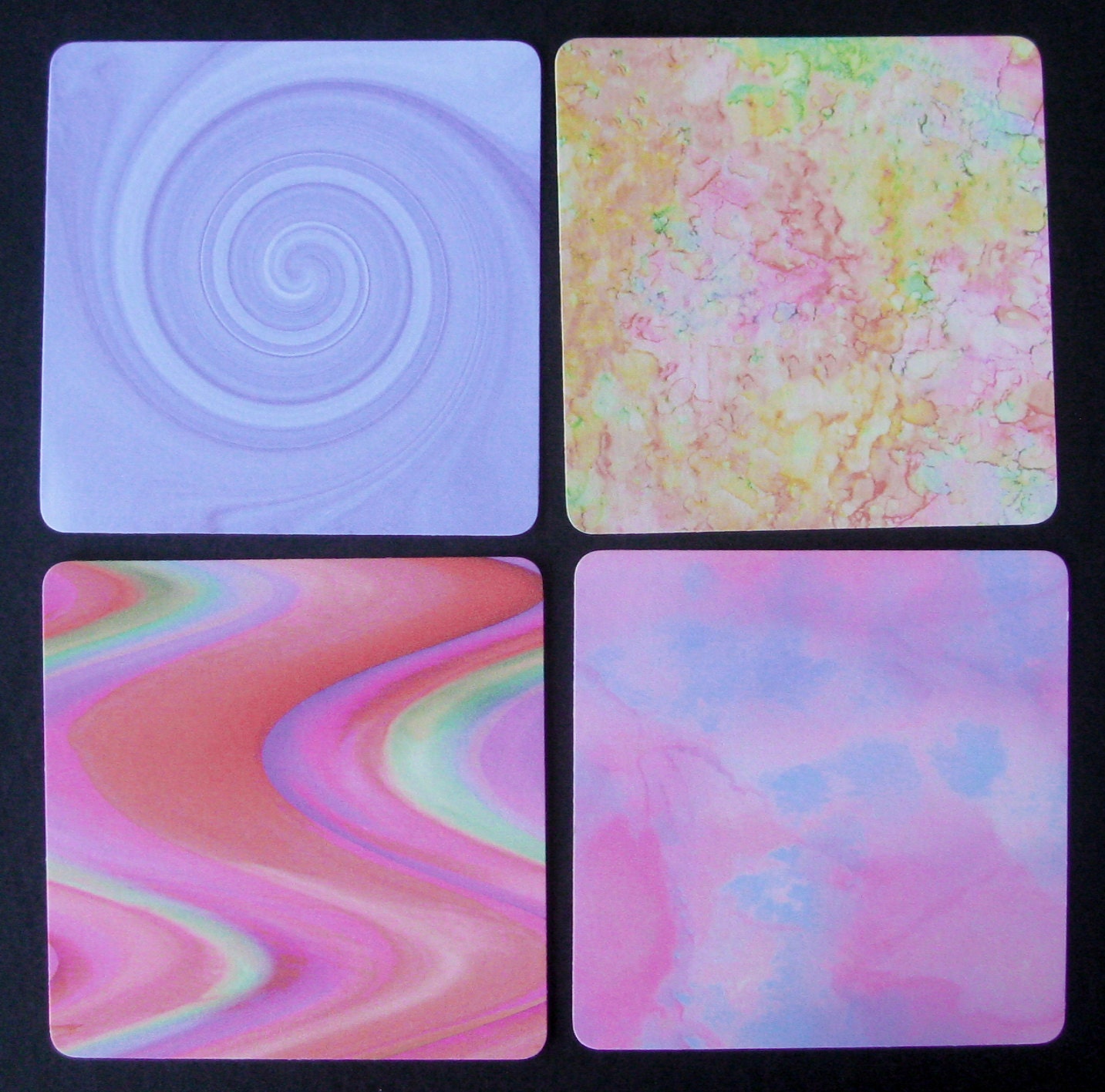 Set of Colored Tiles for Zentangle Art Work- 4-inch Square - Etsy