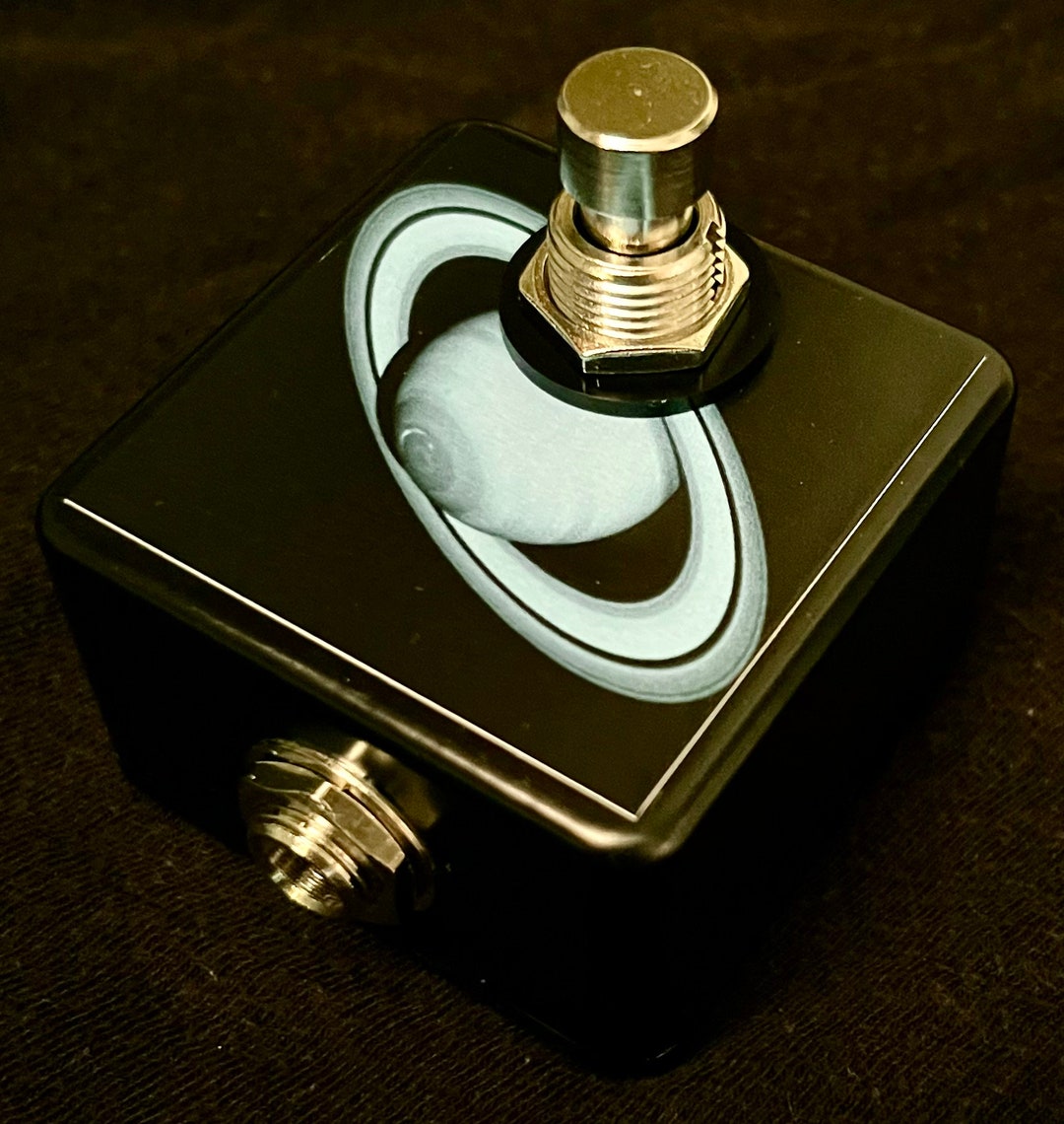 Saturnworks Black Micro Soft Touch Tap Tempo Switch Pedal for Boss, EHX ...