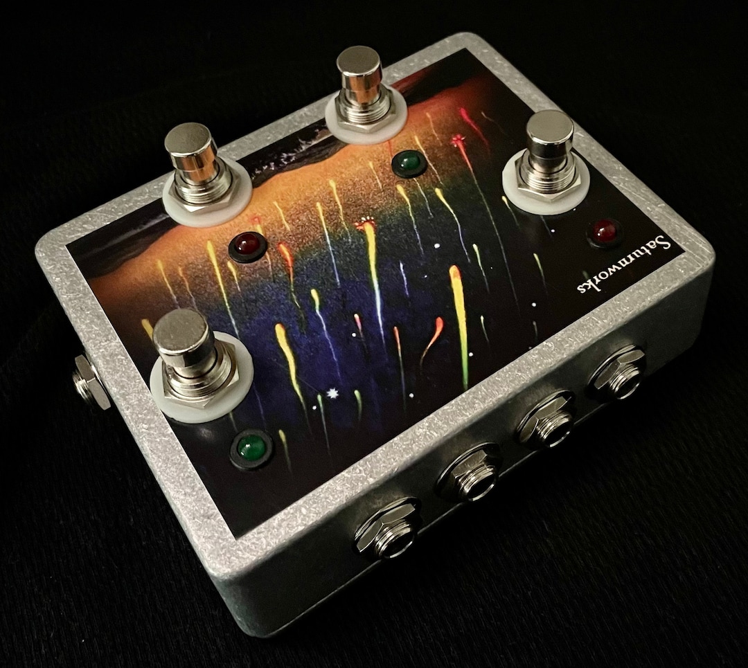 Saturnworks 4-way Active Buffered Splitter Pedal With Switches - Etsy