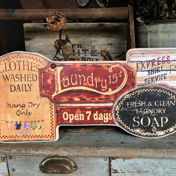 Antique Laundry - Etsy