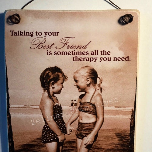 Perfect Gift for Your Friend / Print Adhered to Wood and Ready - Etsy