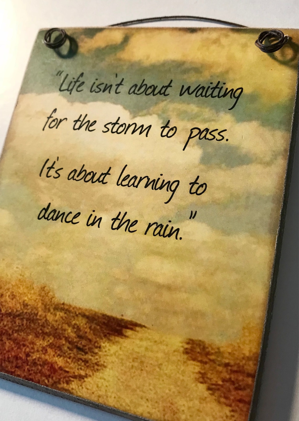 Life Isn't About Waiting for the Storm to Pass. It's | Etsy