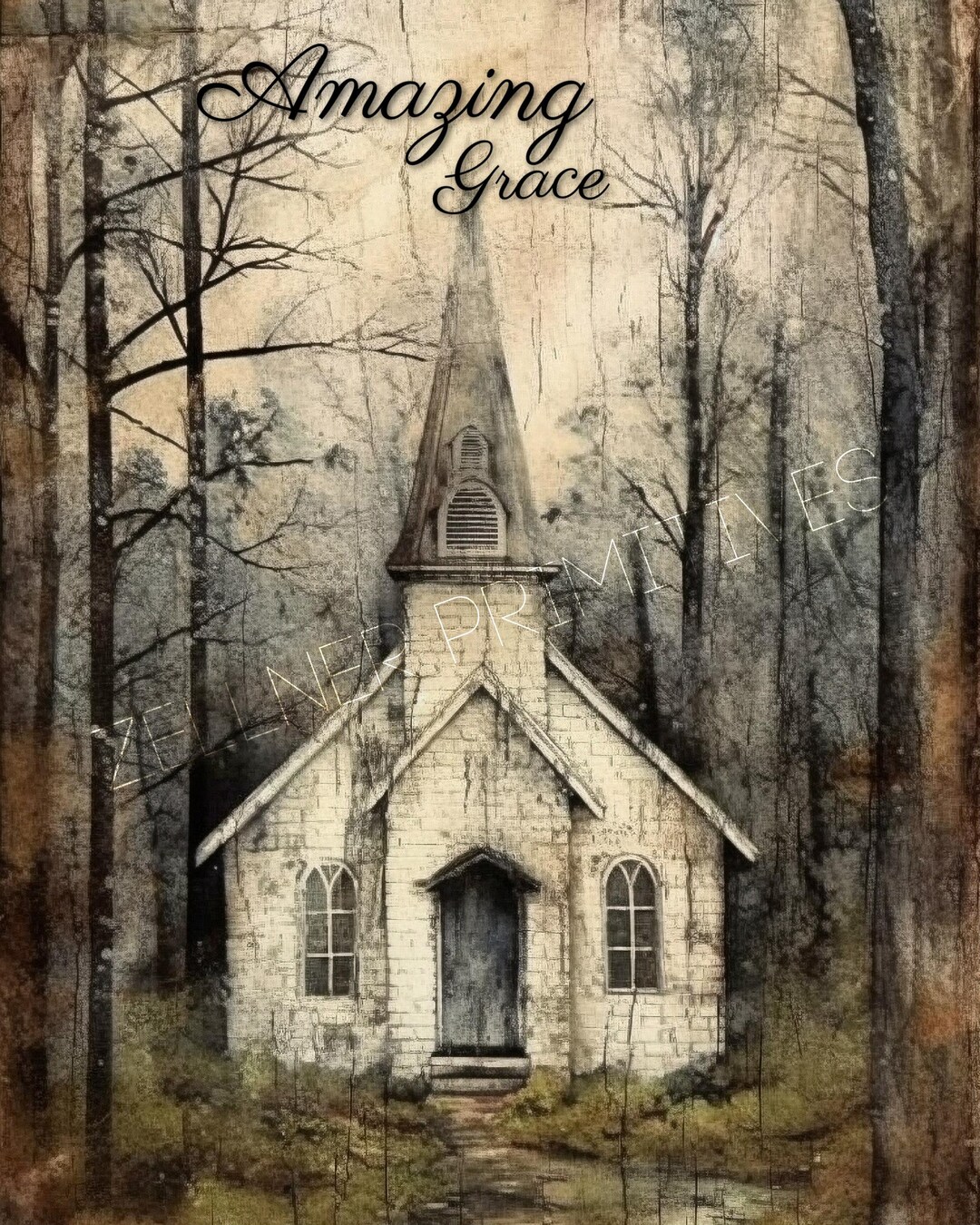 Amazing Grace/ Greeting Card, Wood Sign and Prints for Framing Yourself ...