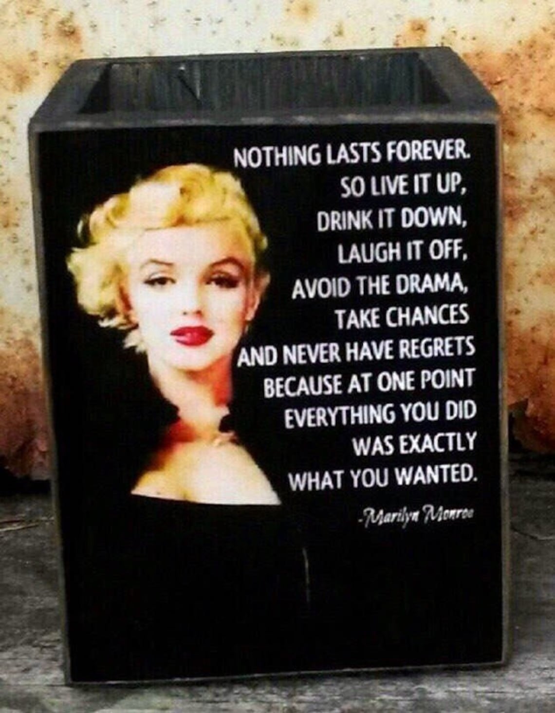 Marilyn Monroe / Wooden Box / Organizer / Storage Container / - Etsy