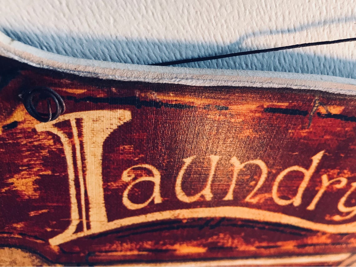 Laundry Room Sign Large Wood Sign 2 Feet Wide Art - Etsy
