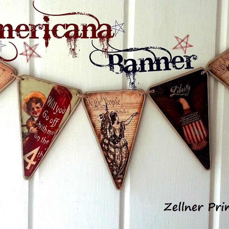 Distressed Banner - Etsy