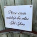 Humorous Sign / Made by Adhering A Print to Wood / Ready to Display ...