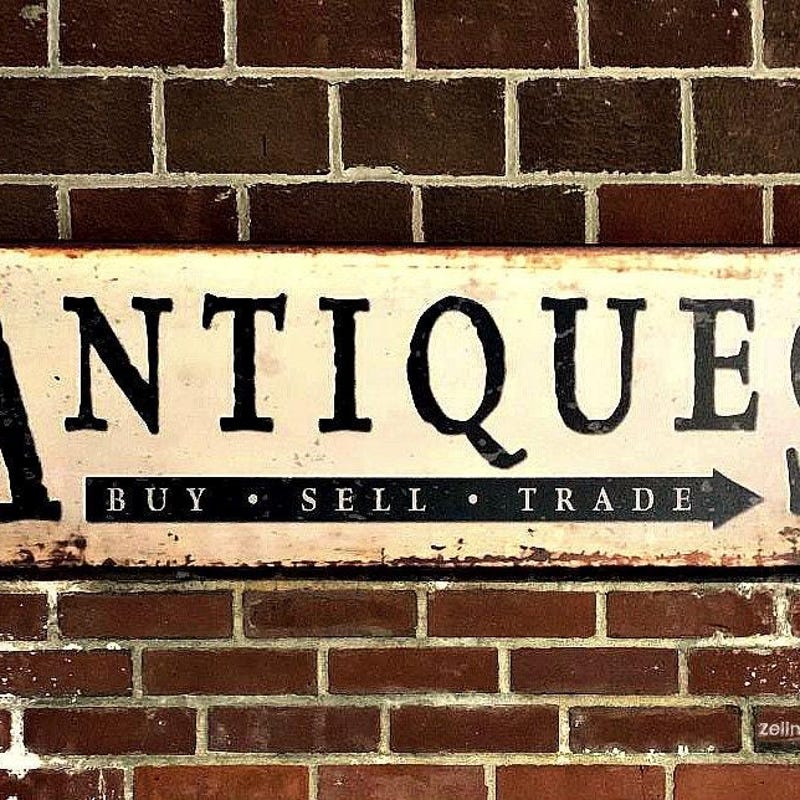 Antiques Sign - Etsy