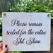Humorous Sign / Made by Adhering A Print to Wood / Ready to Display ...