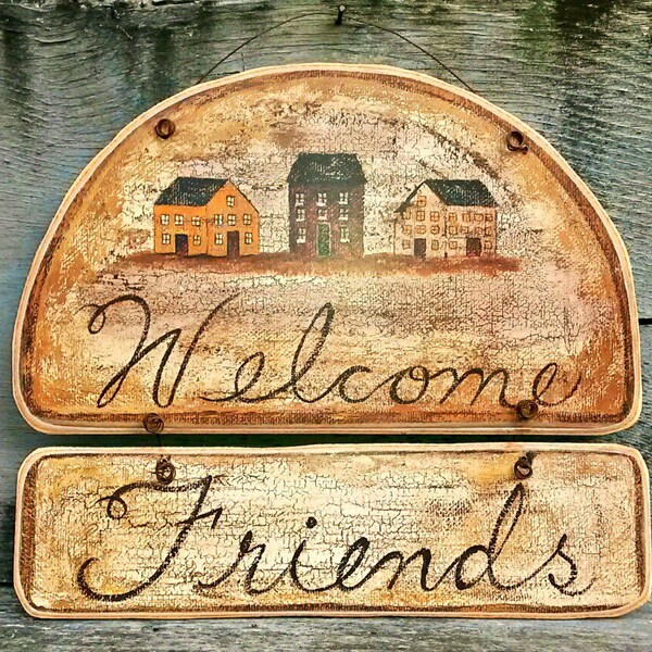 Primitive Sign - Etsy