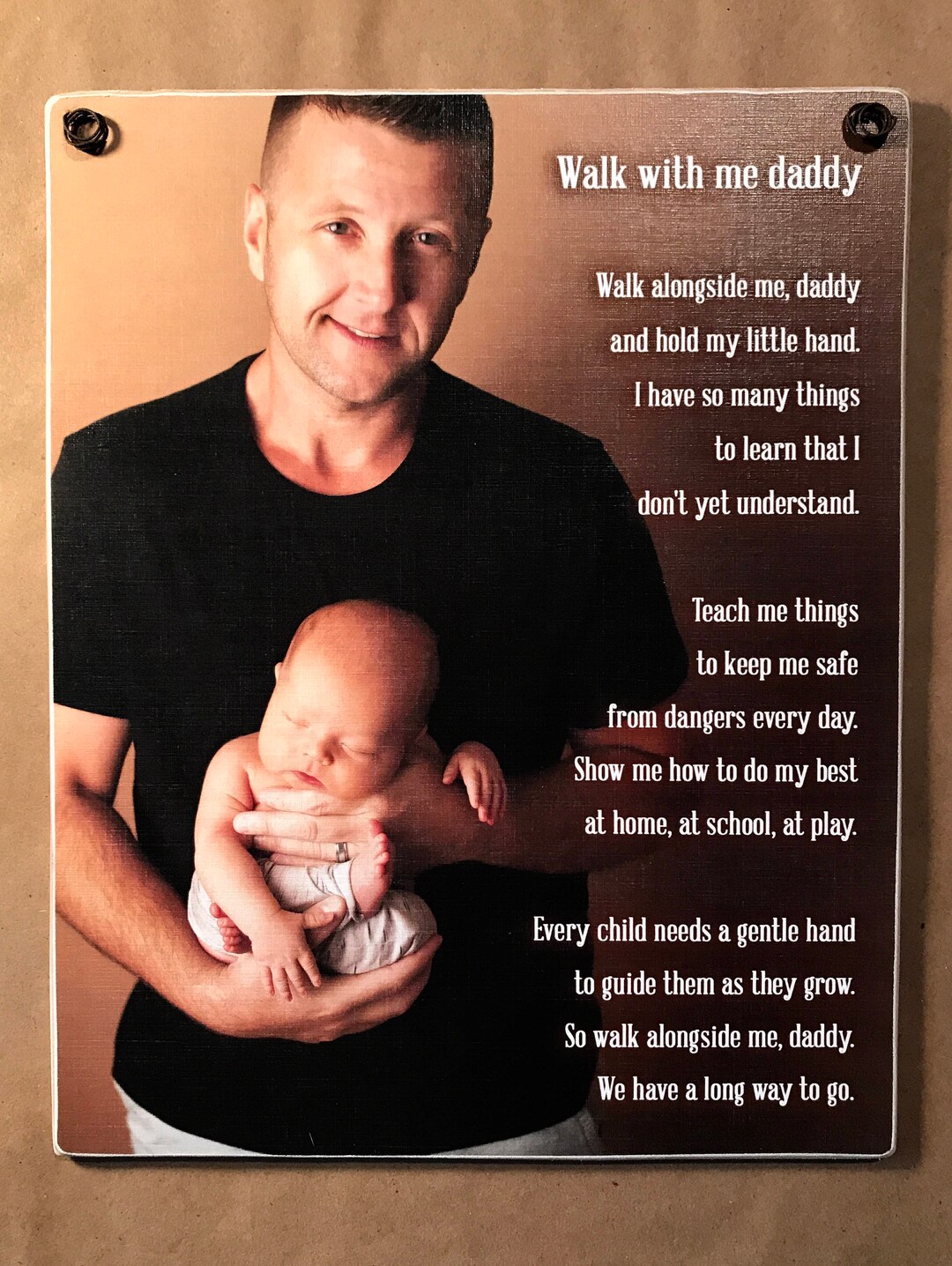 Perfect Gift for Dad - Customized Photo Gift - Custom Made Using Your ...