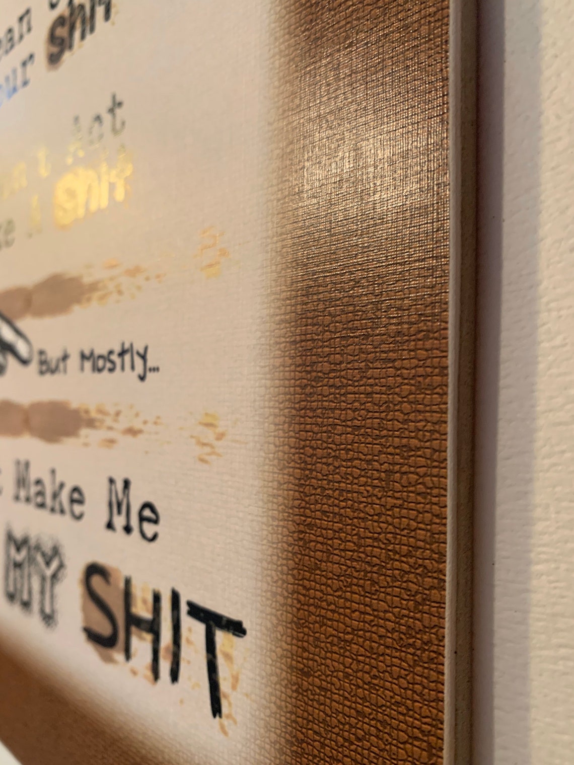 Mom's/dad's Shit List Wood Sign - Funny Photo Gift (16” X 11” - Etsy