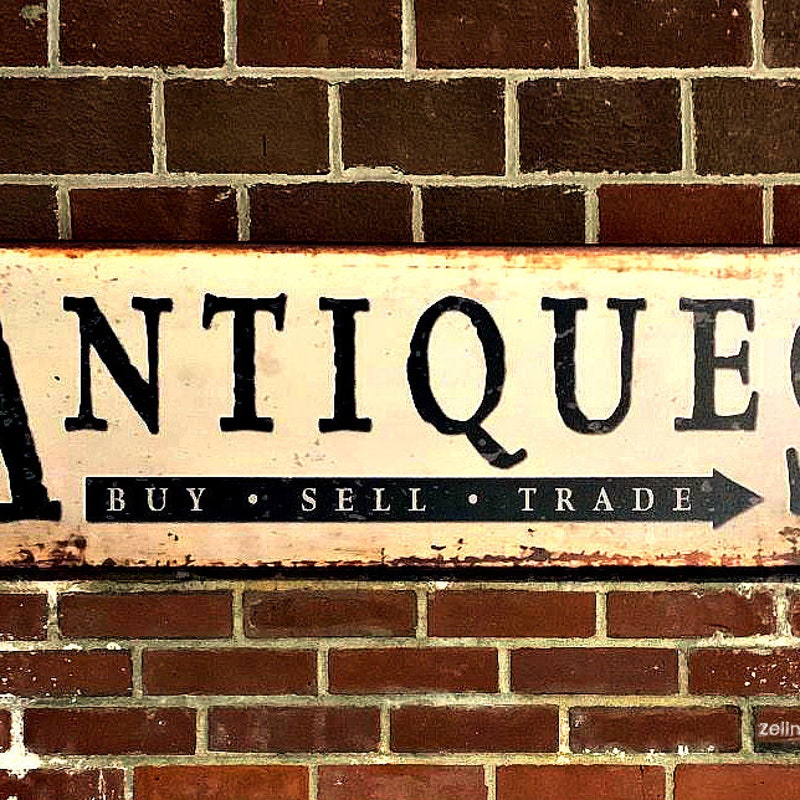 Antiques Sign - Etsy