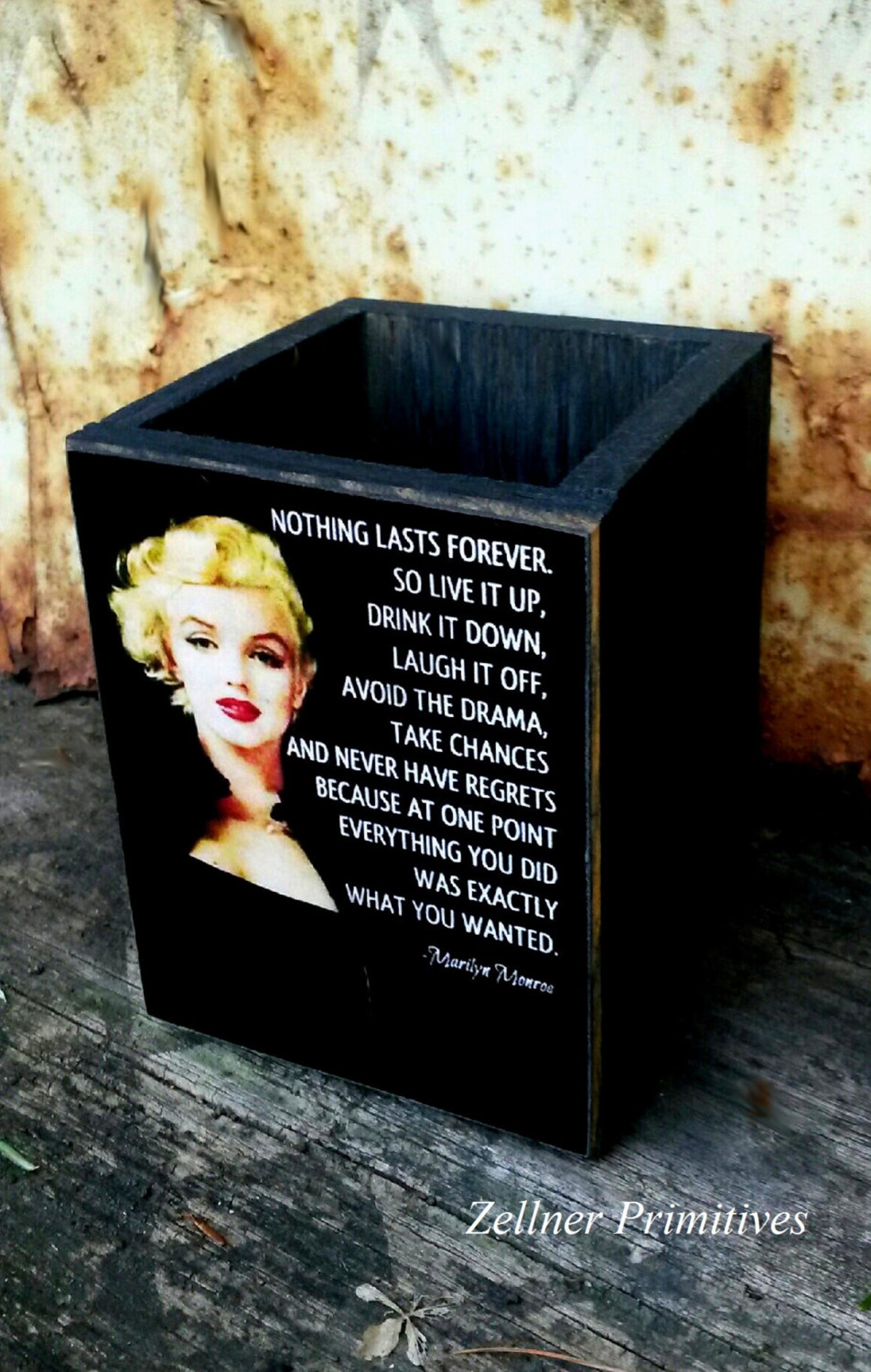 Marilyn Monroe / Wooden Box / Organizer / Storage Container / - Etsy