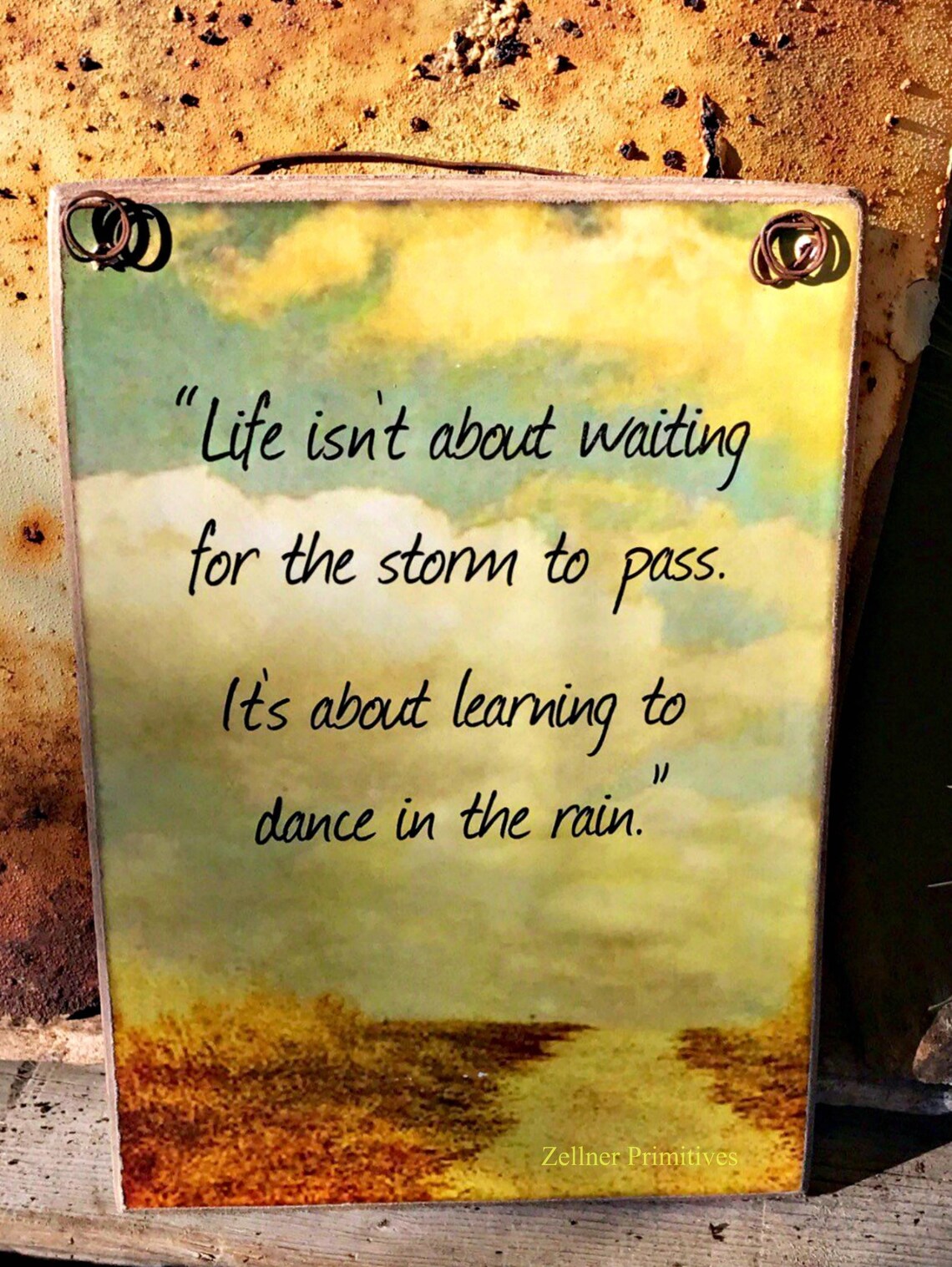 Life Isn't About Waiting for the Storm to Pass. It's | Etsy