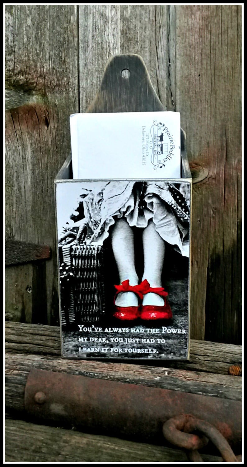 Wooden Box / Featuring Beautiful Wizard Of Oz Artwork / | Etsy