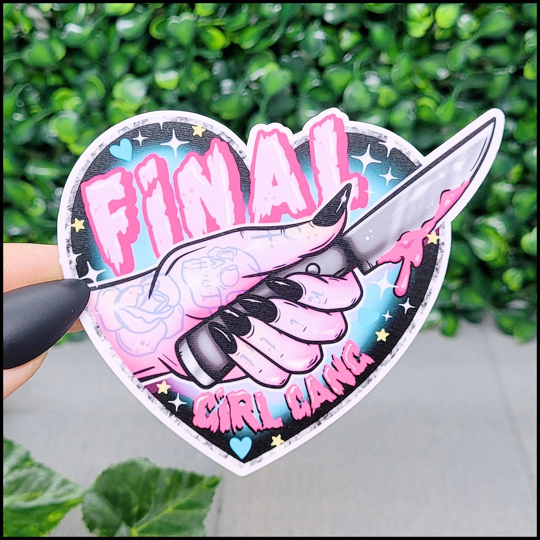 Final Girl Gang Sticker Girl Gang, Girls Sticker, Feminist, Holographic ...