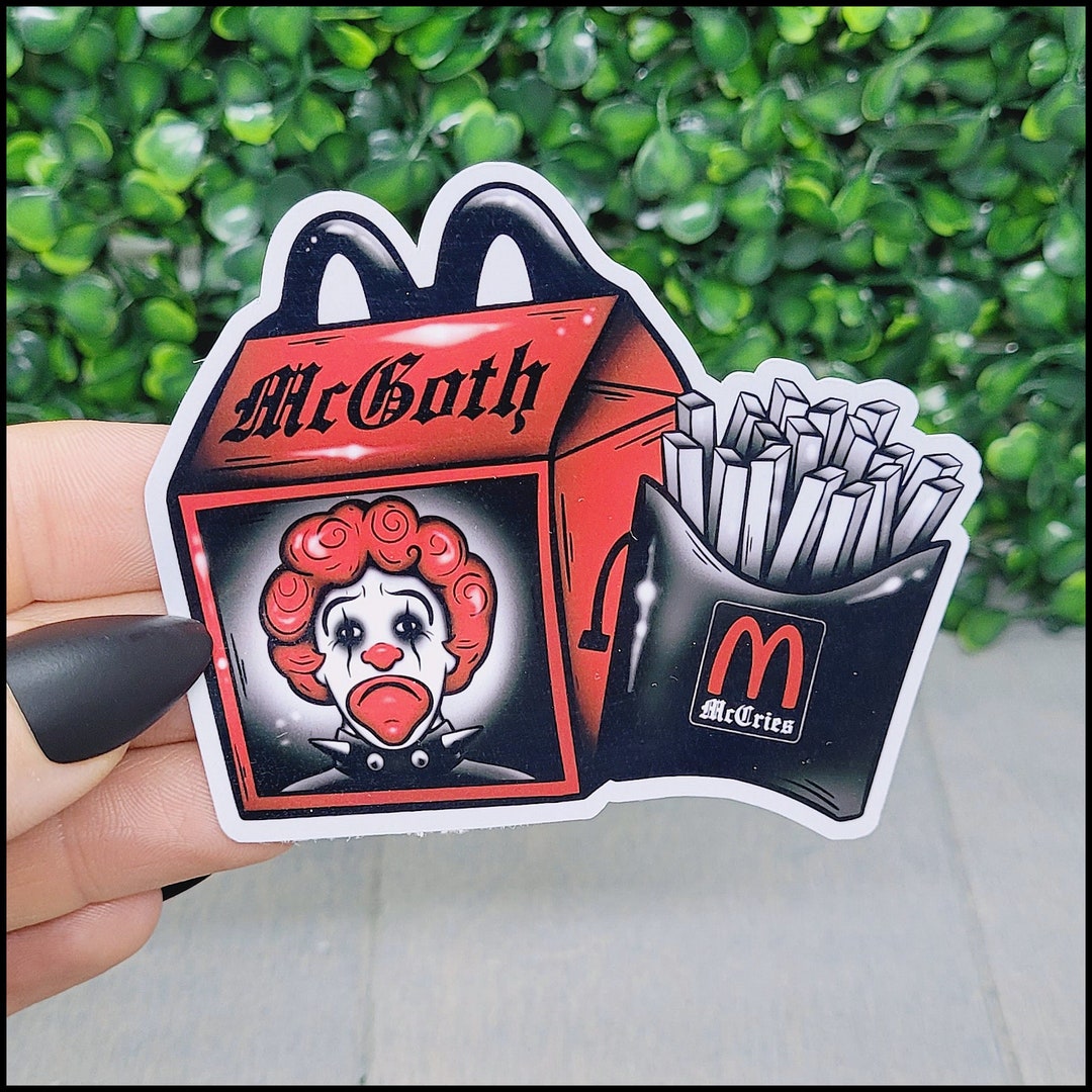 Mc Goth Waterproof Sticker, Laptop Sticker, Water Bottle Sticker ...