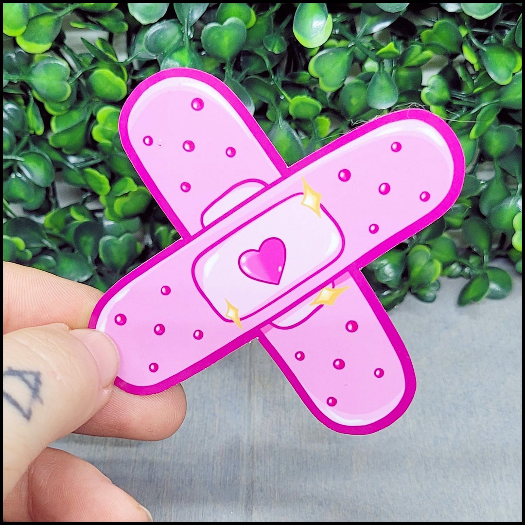 Band Aid Sticker Waterproof Sticker, Laptop Sticker, Pastel Goth ...