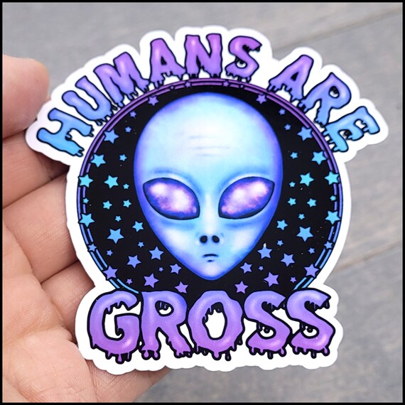 HUMANS ARE GROSS Sticker Paper Stickers, Labels & Tags etna.com.pe