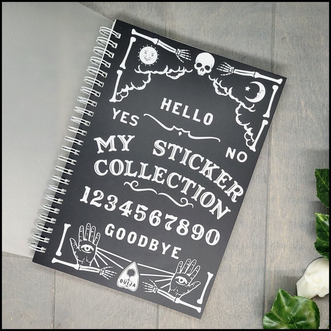 Ouija Book Reusable Sticker Book - Etsy