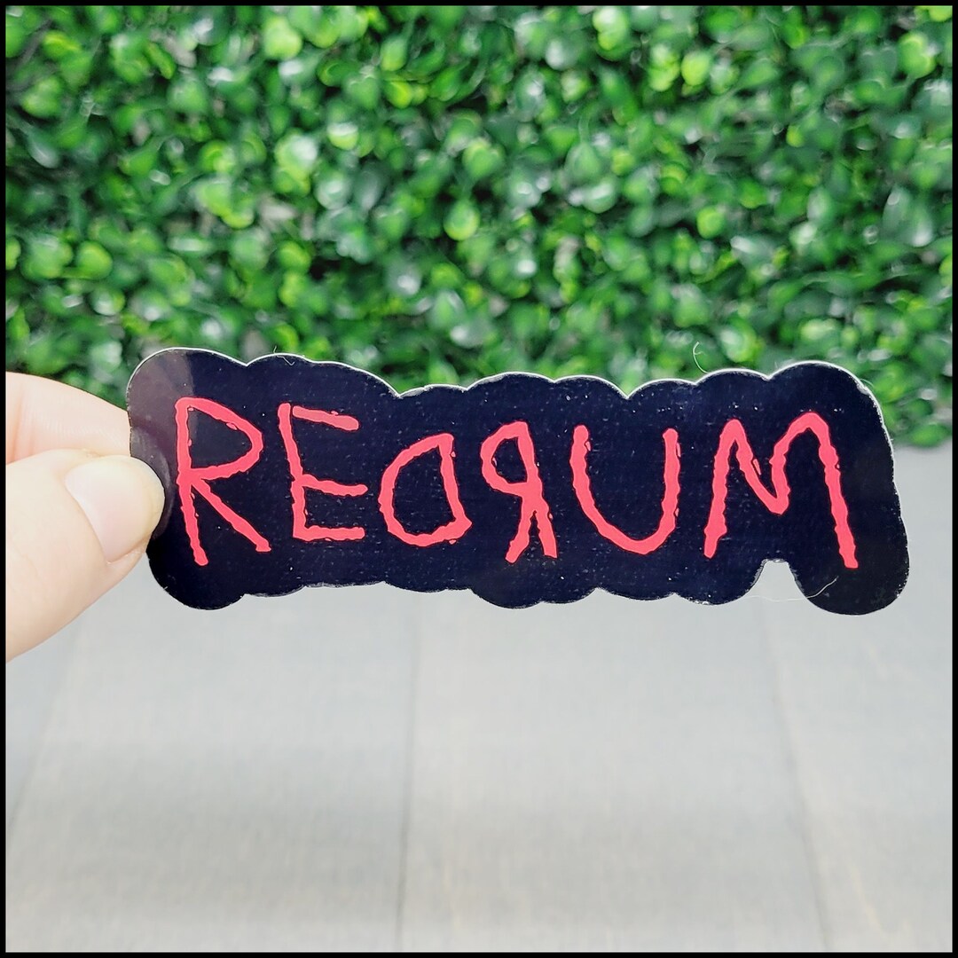 REDRUM Sticker the Shining, Horror, Movie, Jack - Etsy