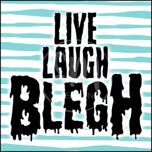 Blegh Decal - Etsy