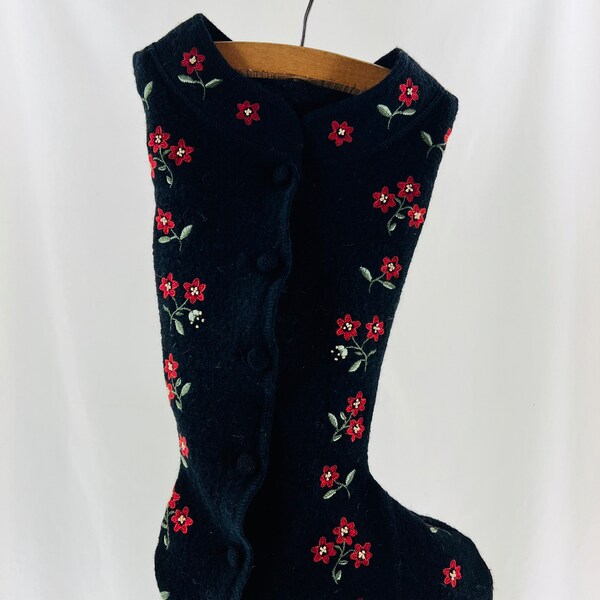 Red Boiled Wool - Etsy