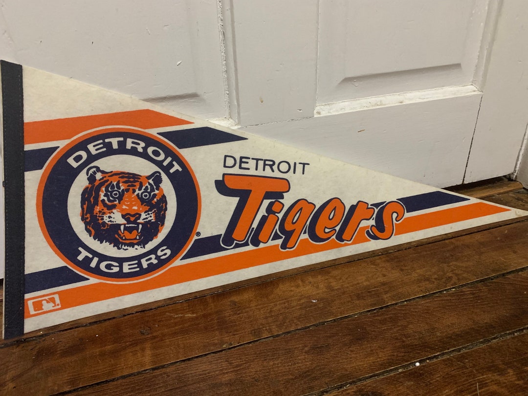 1990s Detroit Tigers MLB Baseball Pennant Vintage Sports Collectible ...
