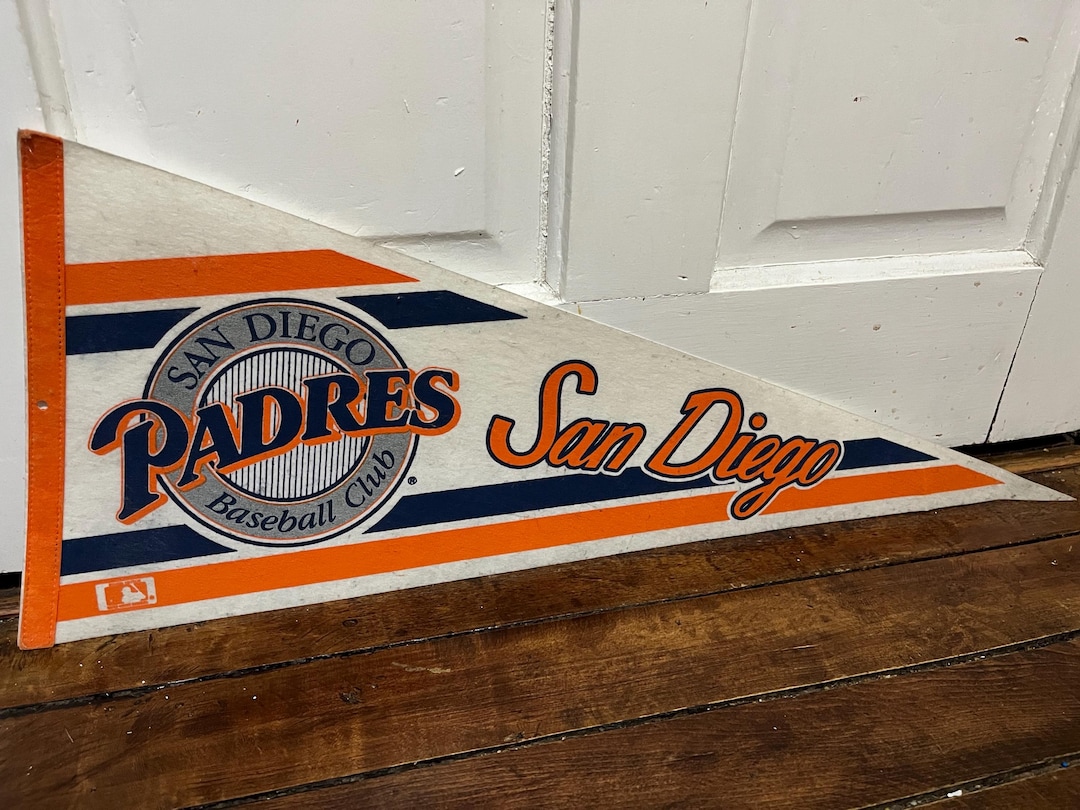 90s San Diego Padres MLB Baseball Pennant Vintage Sports Collectible ...