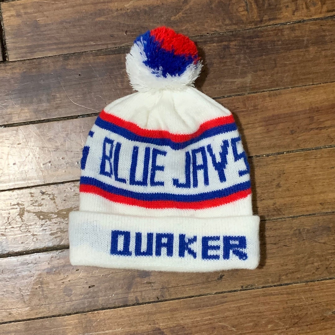 Vintage Toronto Blue Jays Winter Hat Toque With Pom Pom MLB Baseball ...