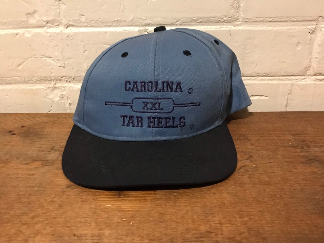 North Carolina Tar Heels Snapback Hat Vintage Baby Blue Plain Logo NCAA ...