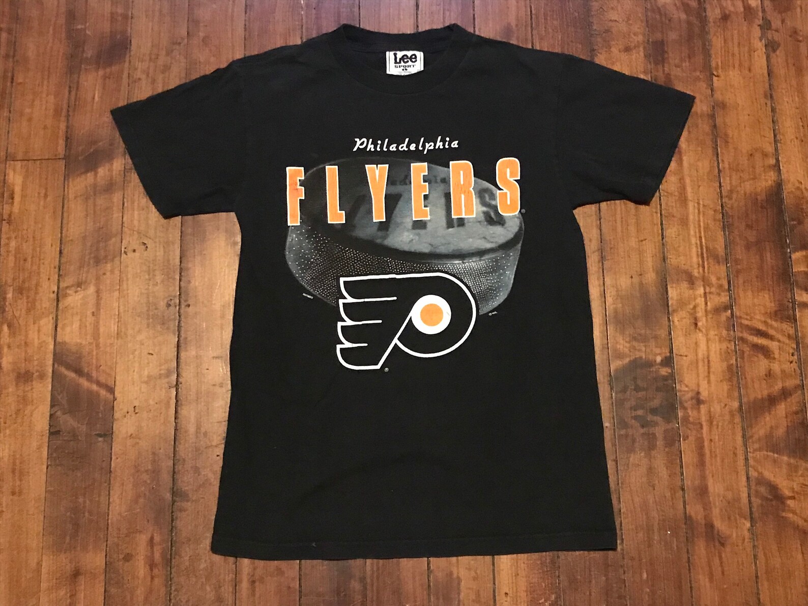 Philadelphia Flyers graphic tee shirt vintage NHL hockey black | Etsy