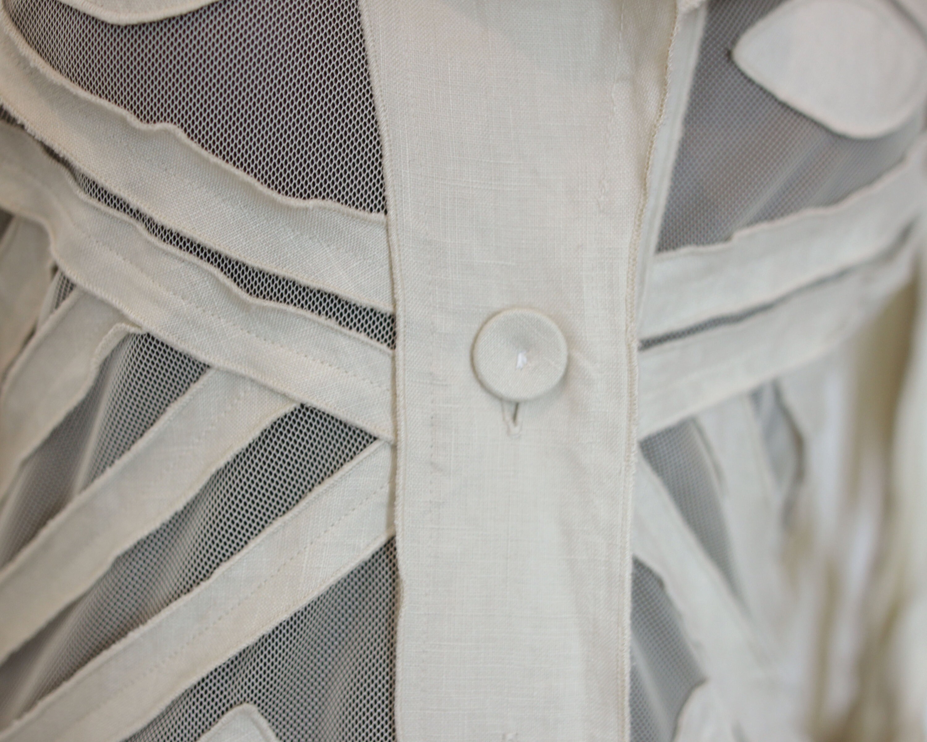 Long Beige Fishnet See Through Floral Cardigans Dress for - Etsy