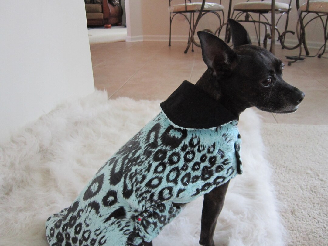 Faux Fur Dog Coat and Reversible on the Otherside is Faux Suede.two ...