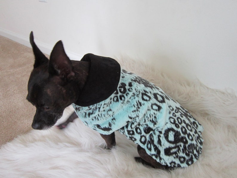 Faux Fur Dog Coat and Reversible on the Otherside is Faux Suede.two ...