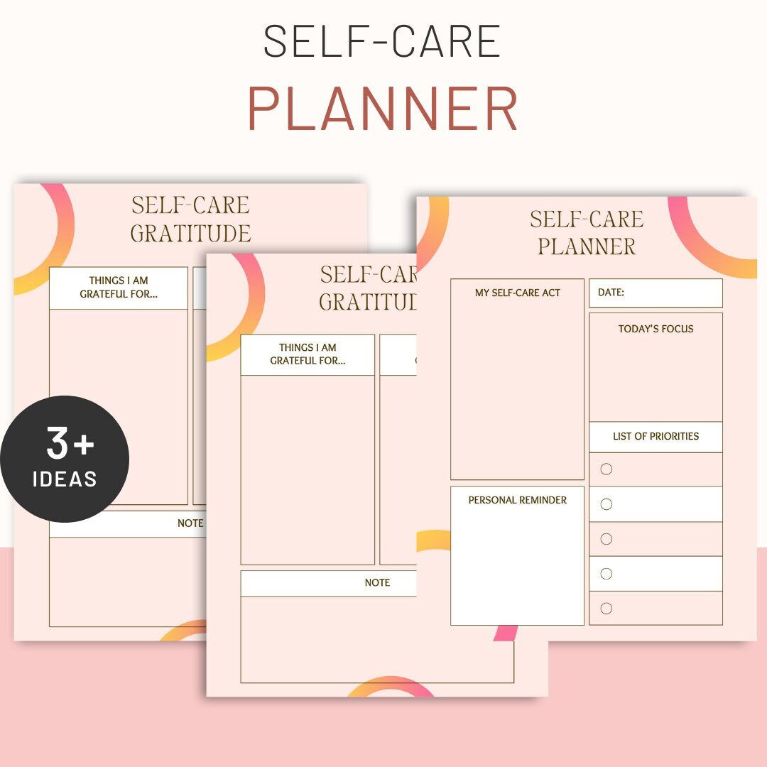 Self Care to Do List, Self Care Checklist, Printable Digital PDF ...