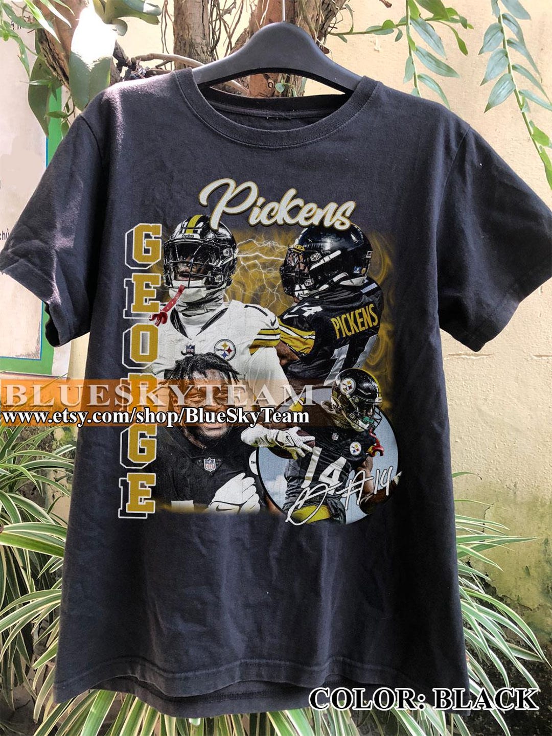 George Pickens Vintage 90s Graphic Style T-shirt, George Pickens Shirt ...