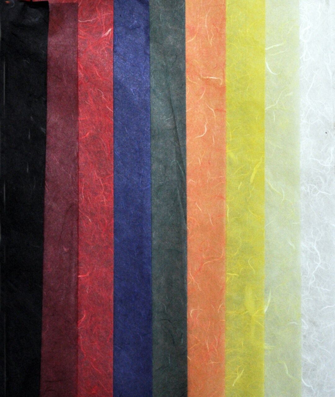 9 Sheet HANDMADE PAPER Pak, "jewel Tones" 'colorways' - 9 Papers (27340 ...