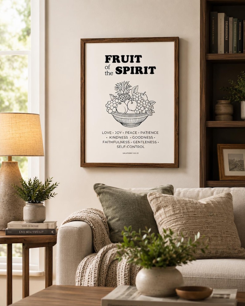 Fruit of the Spirit - Wall Art Poster - Etsy