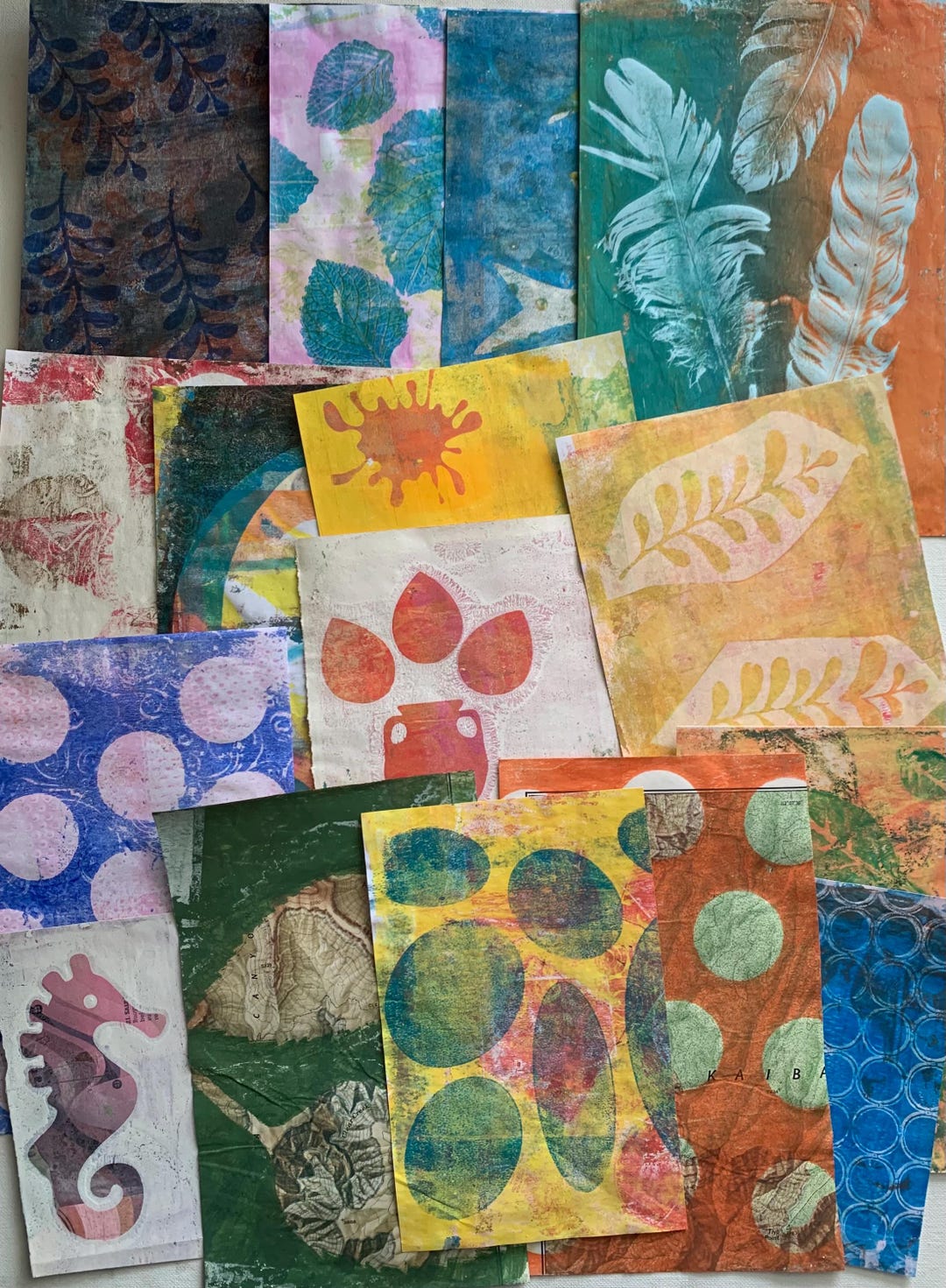 Fodder Collage Paper Kit Journal Scrapbook Junkjournal Mixed Media - Etsy