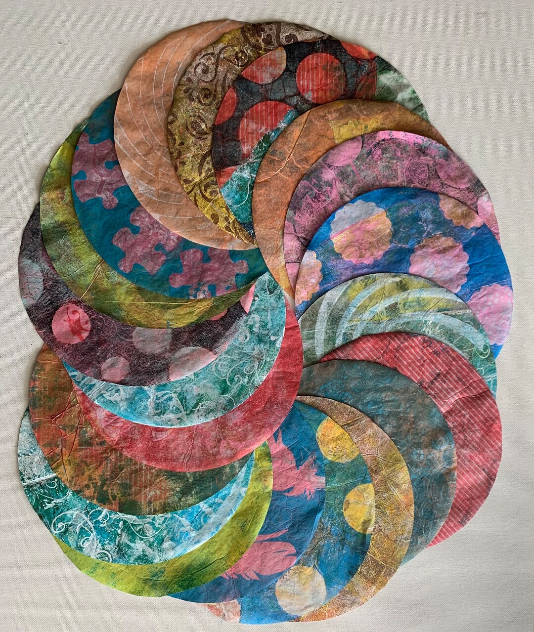 Printed Coffee Filters for Collage 20 Pieces Scrapbook - Etsy