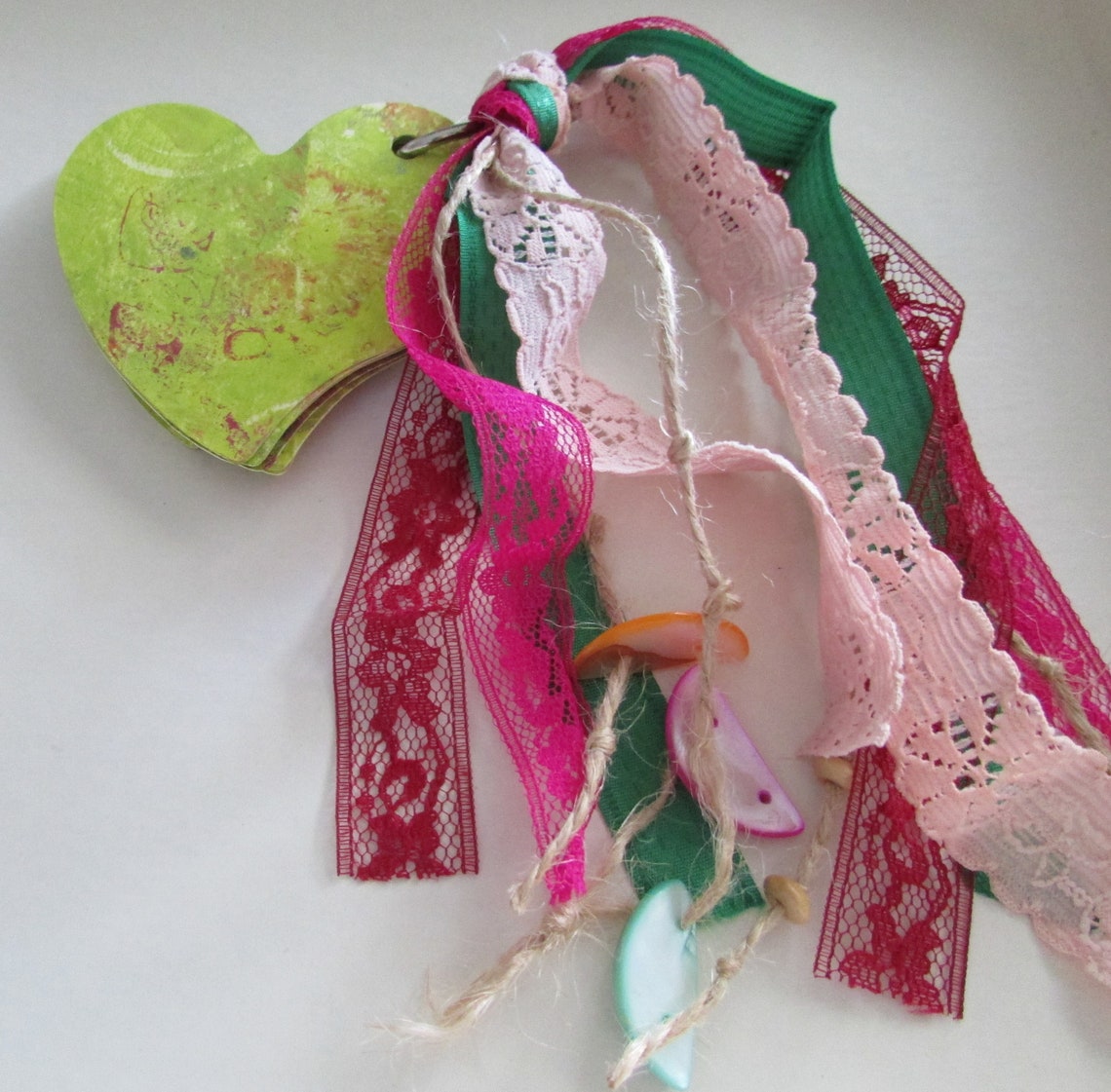 Hand Printed Heart Shaped Flash Cards Blank Note Cards With - Etsy