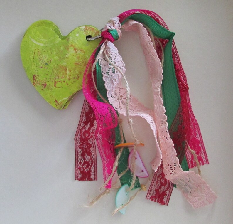 Hand Printed Heart Shaped Flash Cards Blank Note Cards With - Etsy