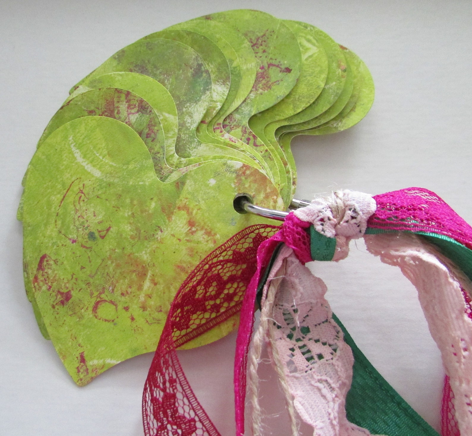 Hand Printed Heart Shaped Flash Cards Blank Note Cards With | Etsy